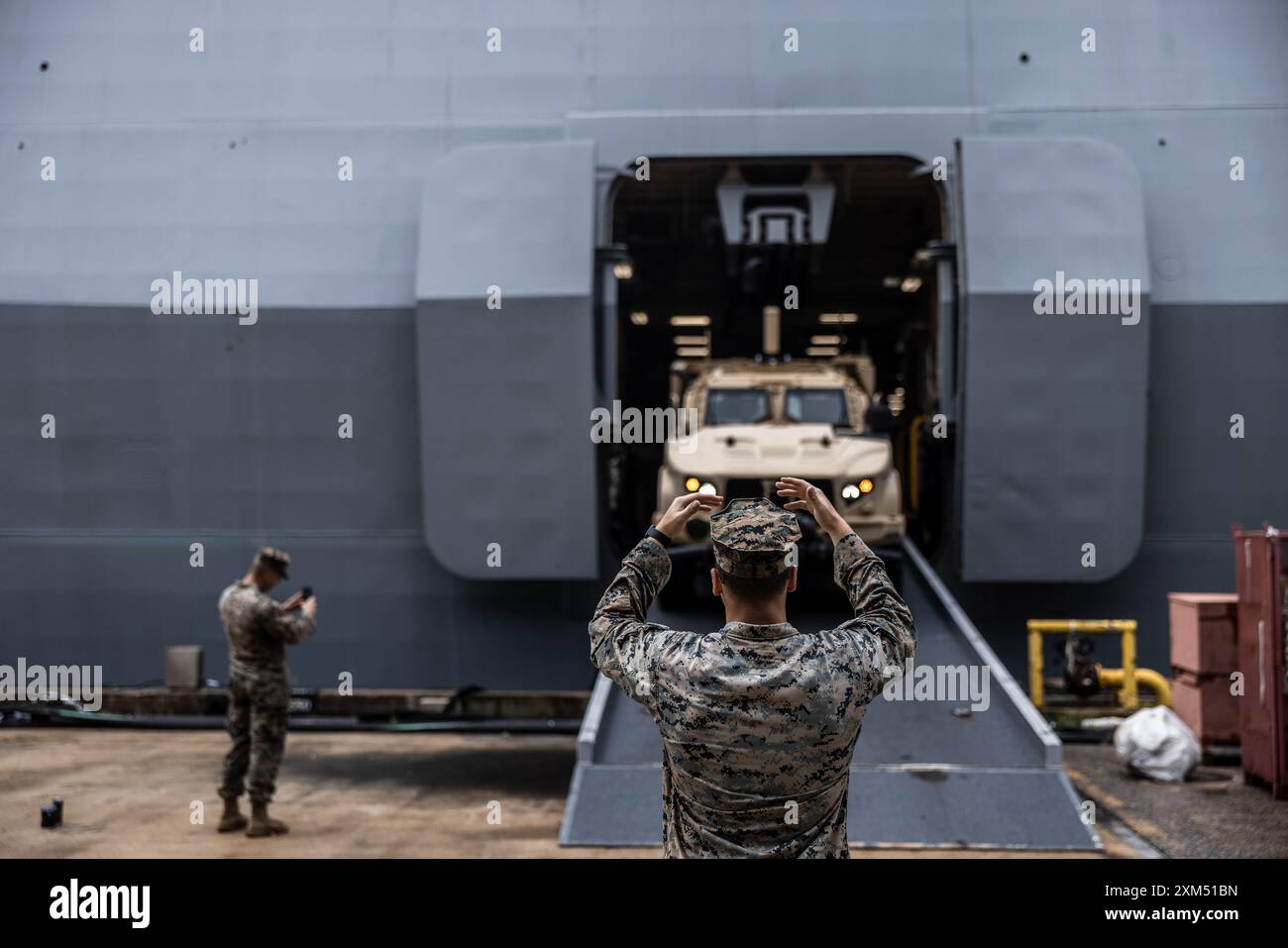 U.S. Marine Corps Sgt. Wyatt Crider, a logistics specialist with Combat ...