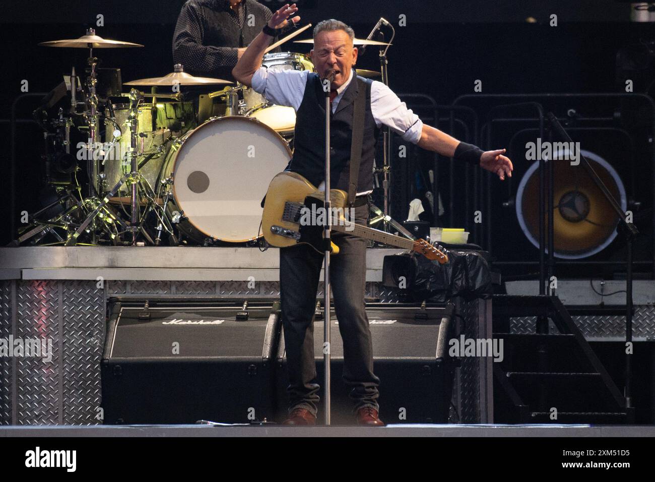 London, UK. 25 Jul 2024. American singer/songwriter Bruce Springsteen ...