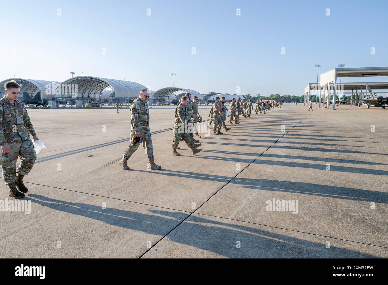 Airmen from across the 192nd Wing, Virginia Air National Guard, conduct ...