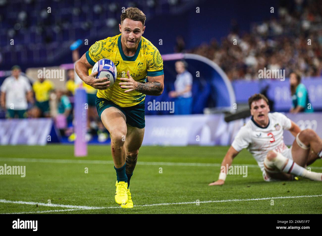 PARIS, IF - 25.07.2024: AUSTRALIA V STATES RUGBY SEVEN - Rugby Sevens ...