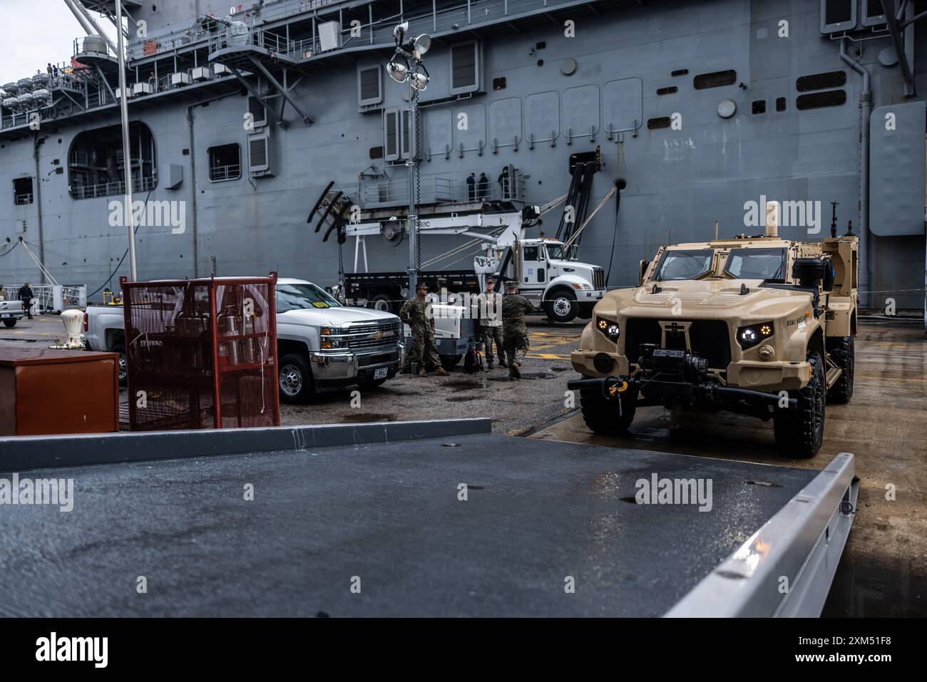 A U.S. Marine with Combat Logistics Battalion 22, Combat Logistics ...