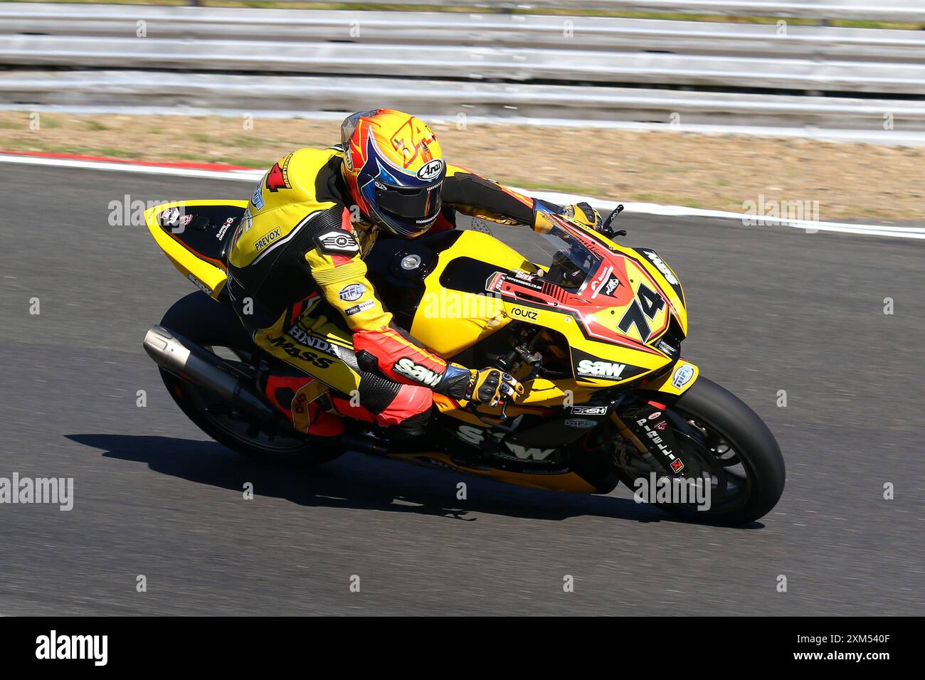 Jaimie Van Sikkelerus - TAG Honda - Rider number 74 on a Honda at the ...