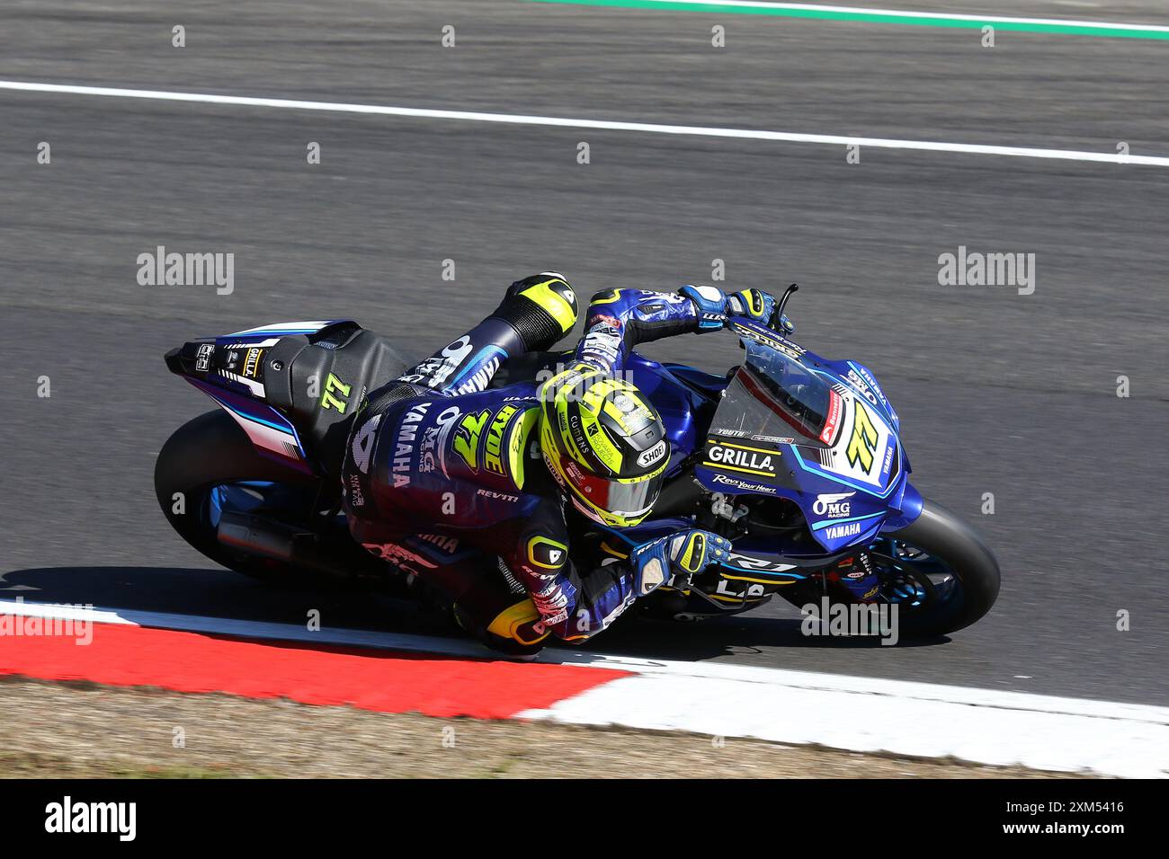 Kyle Ryde - OMG Grilla Racing Yamaha - Rider number 77 on a Yamaha at ...