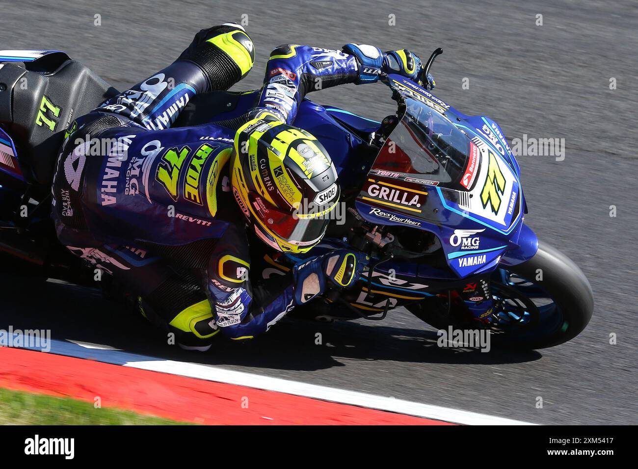 Kyle Ryde - OMG Grilla Racing Yamaha - Rider number 77 on a Yamaha at ...