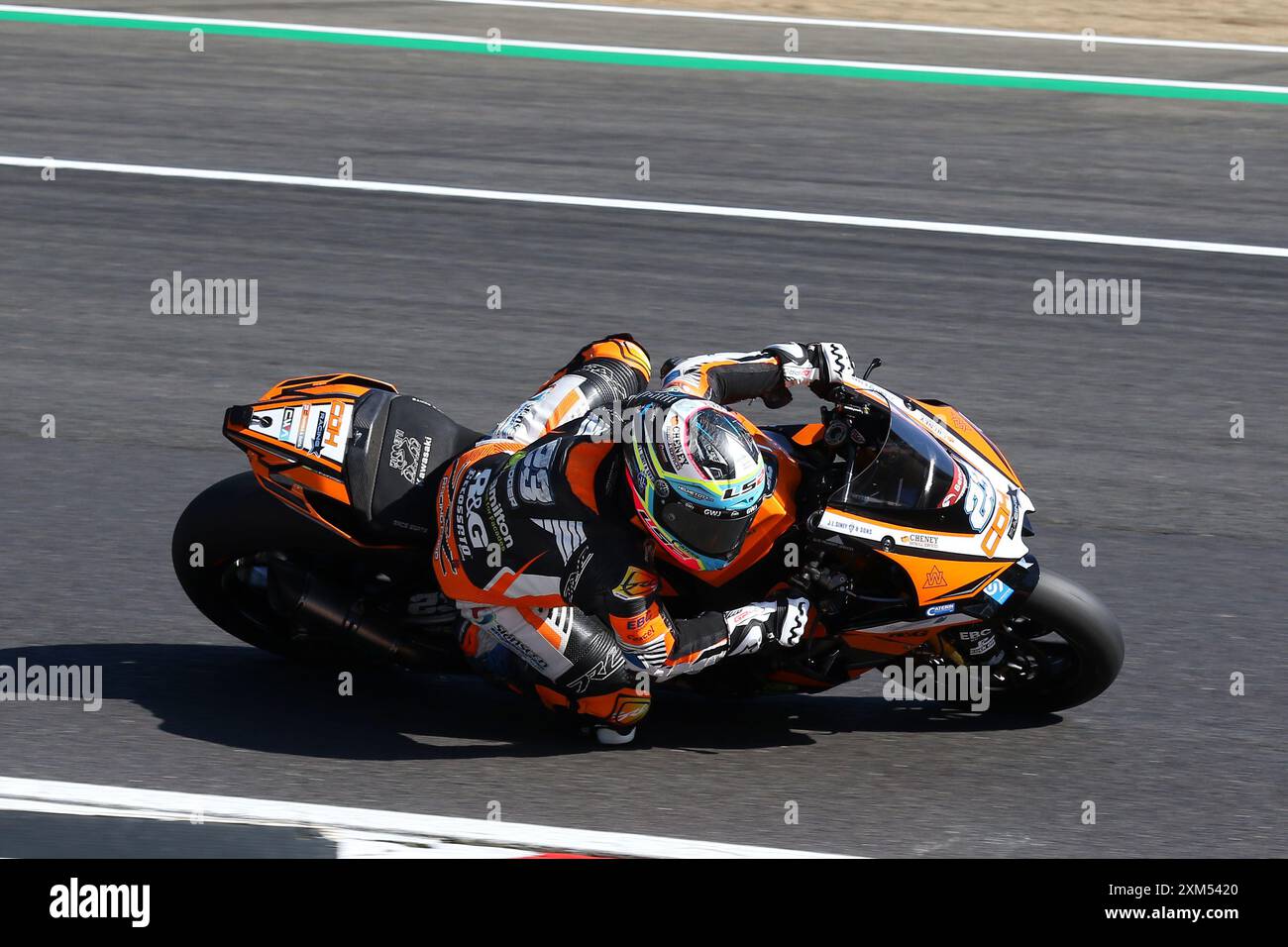 Luke Hedger - Whitecliffe CDH Racing Kawasaki - Rider number 23 on a ...