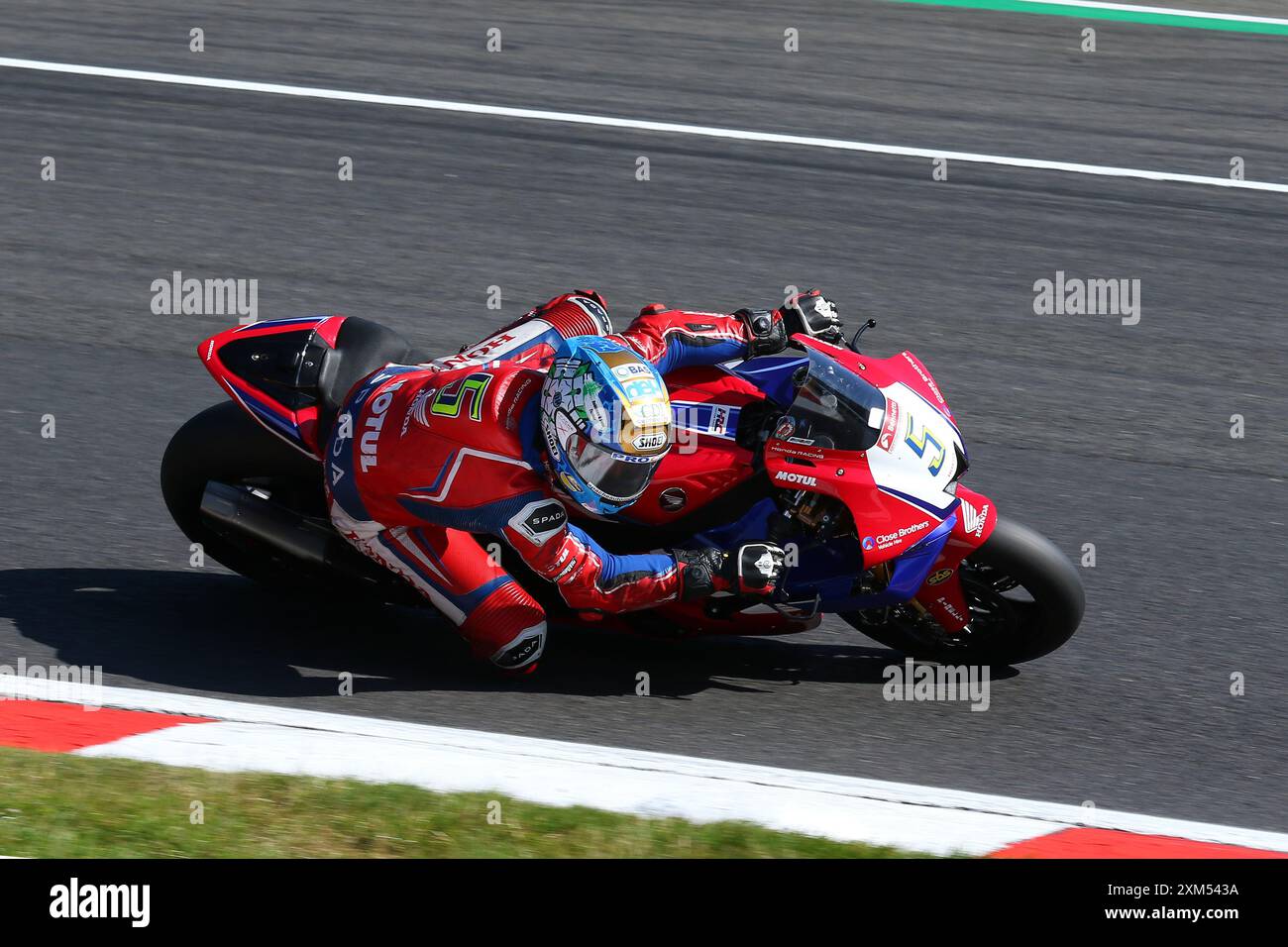 Dean Harrison - Honda Racing UK - Rider number 5 on a Honda at the 2024 ...