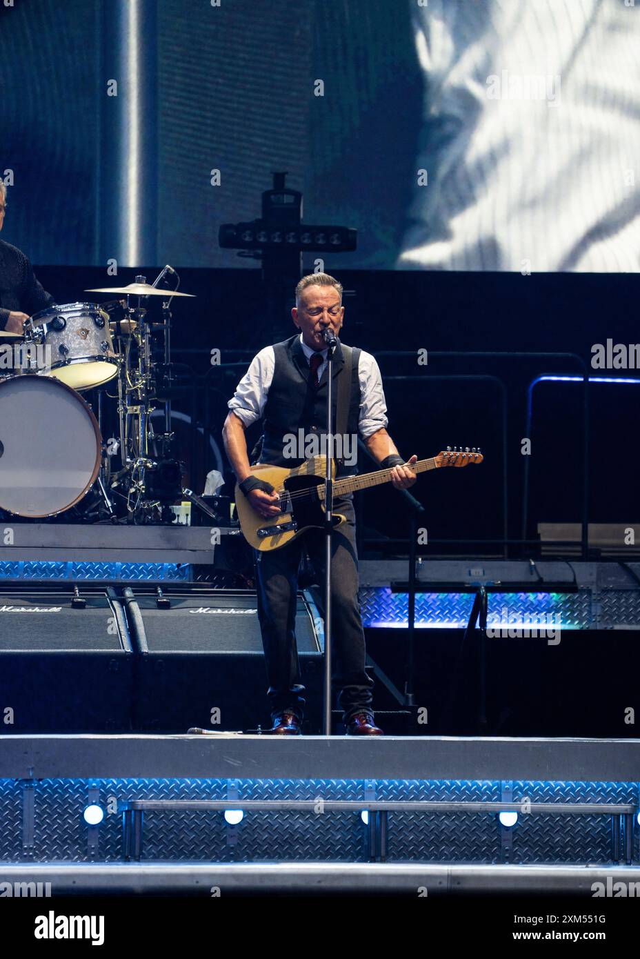 London, UK. July 25th, 2024. Bruce Springsteen and The E Street Band ...