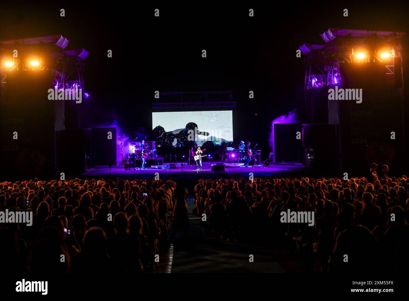 Genoa, Italy. July 25th, 2024. Edoardo Bennato in concert in Genoa for ...