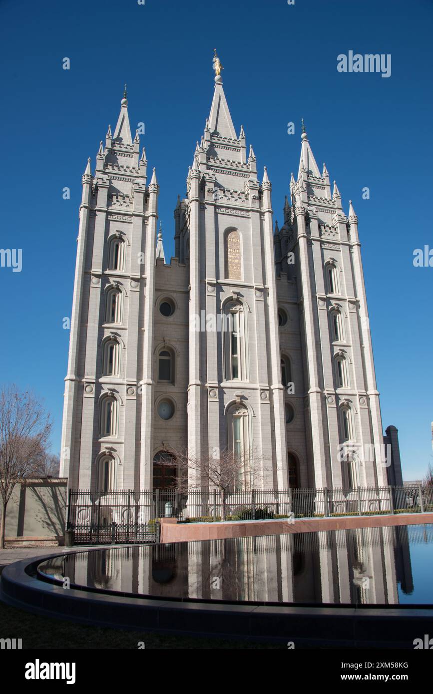 Historic salt lake temple hi-res stock photography and images - Alamy