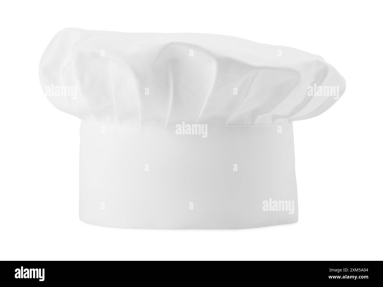 One new chef's toque isolated on white Stock Photo - Alamy