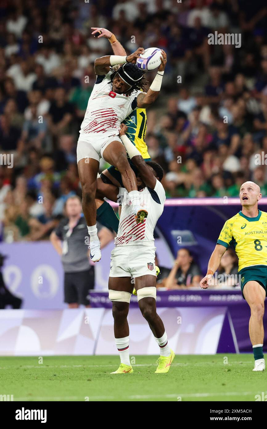 Paris, France, 25 July, 2024. Kevon Williams #6 of Team United States ...