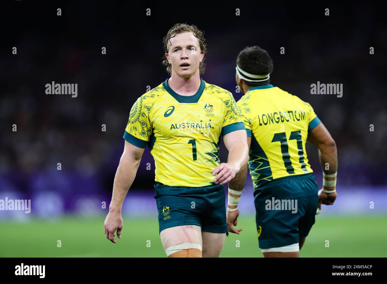 Paris, France, 25 July, 2024. Henry Hutchison (1) of Team Australia ...
