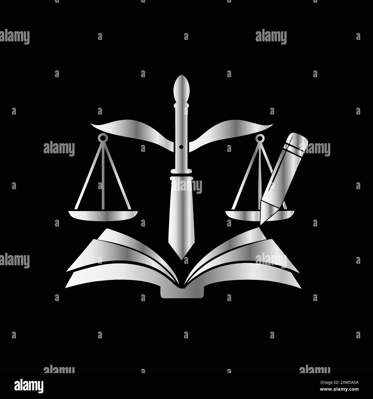 Law firm logo Stock Vector Images - Alamy