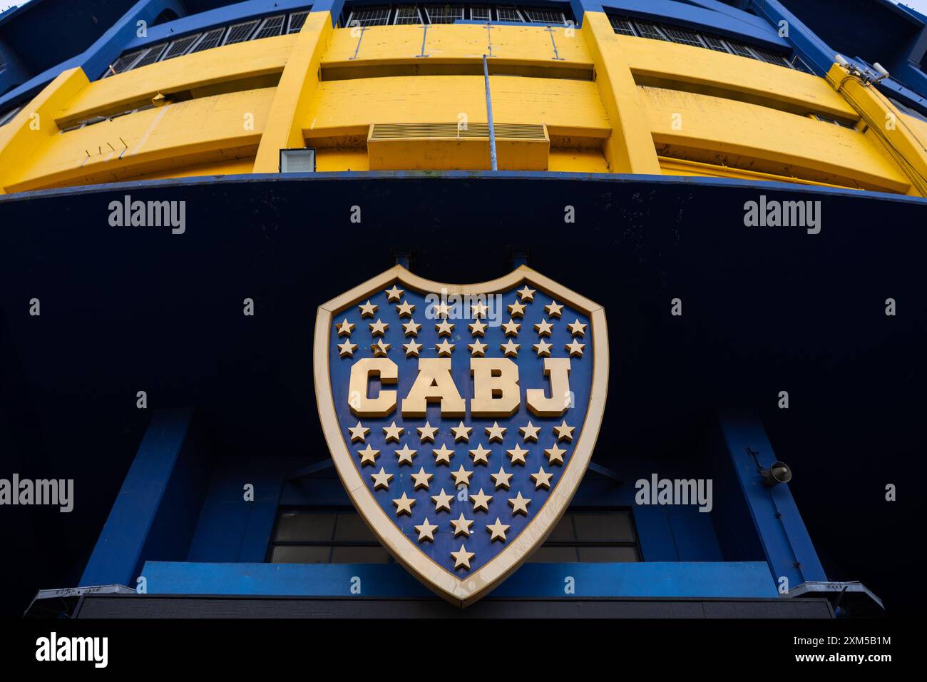 La Bombonera Stadium (Estadio Alberto J. Armando), home of Club Atletico Boca Juniors, at La ...