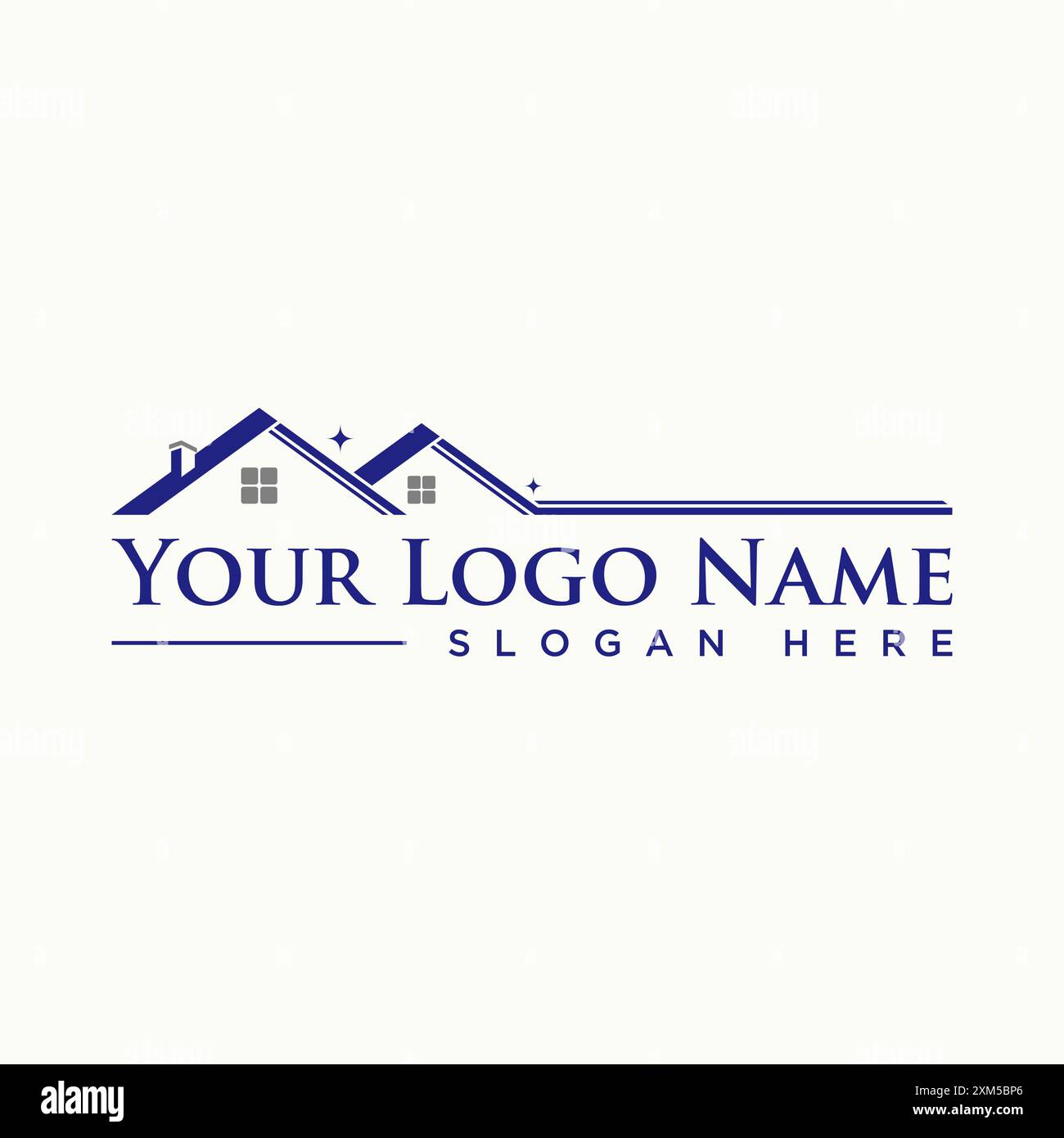 Logo design graphic concept creative premium vector stock simple double ...