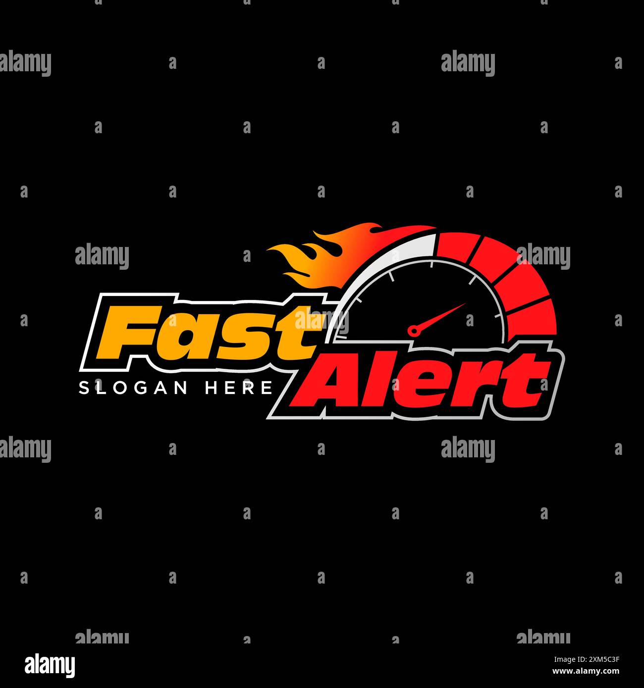 Logo design graphic concept abstract creative premium vector stock Fast ...