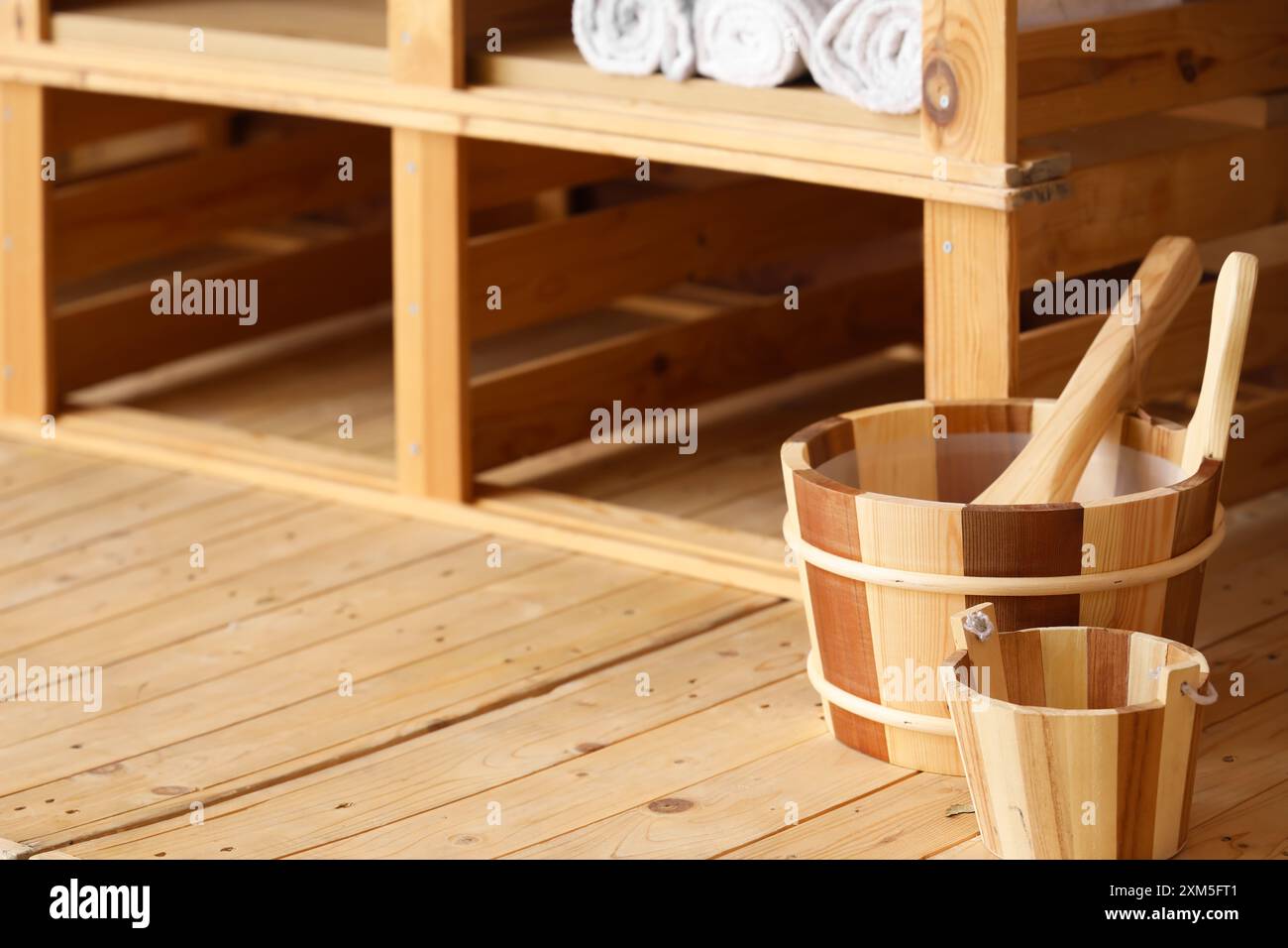 Sauna buckets hi-res stock photography and images - Alamy