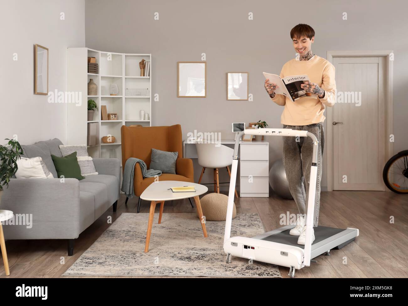 Fitness magazine man hi-res stock photography and images - Alamy