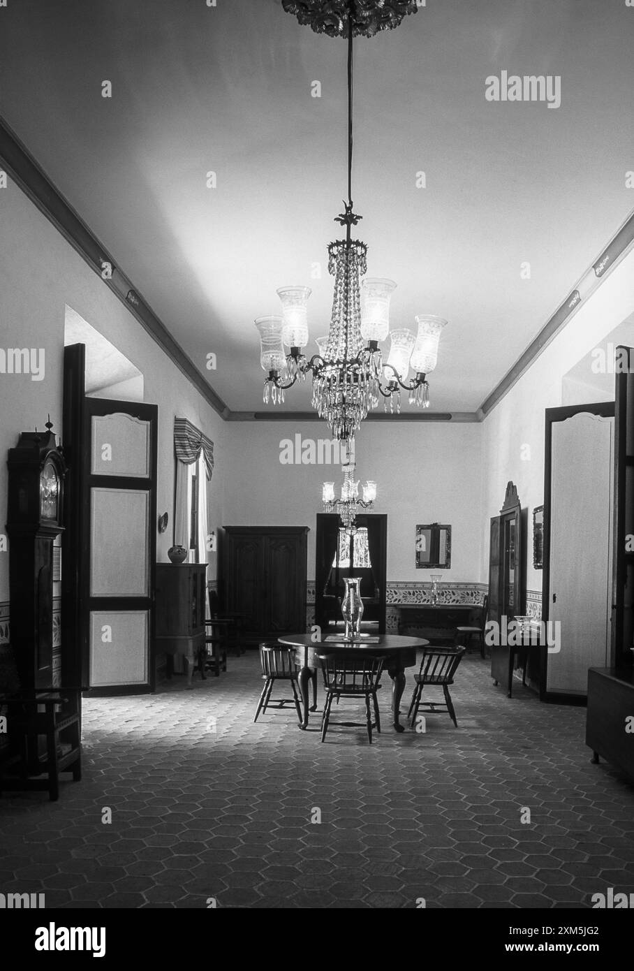 Colonial style room at The Colonial Art Museum or Quinta De Anauco ...