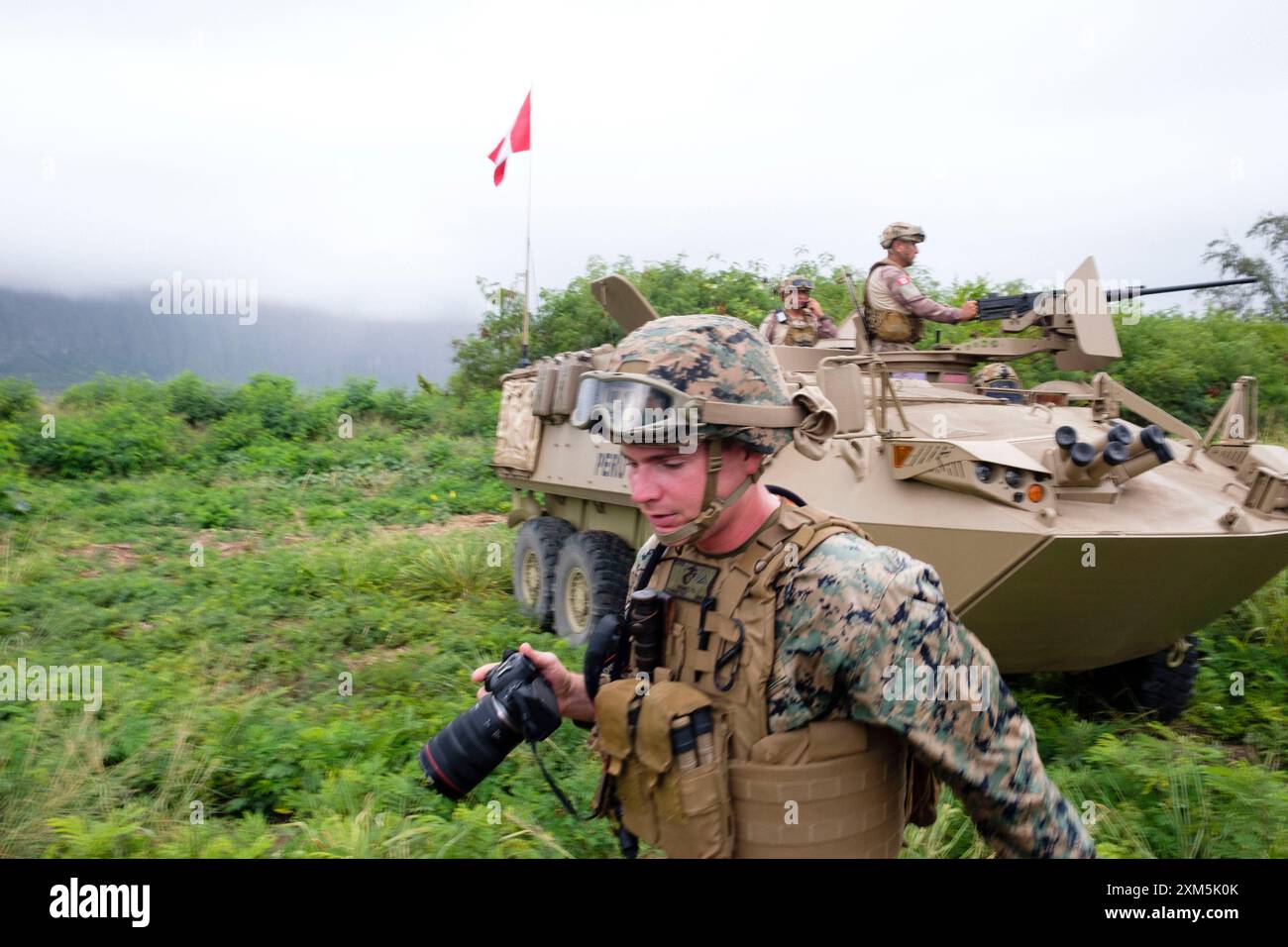 Honolulu, Hawaii, USA. 25th July, 2024. Peruvian Naval Infantry in a ...
