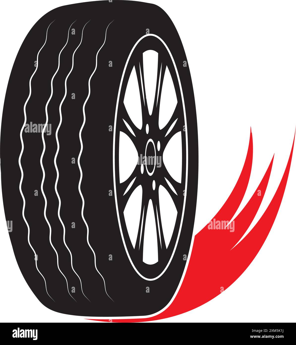 car tire logo illustration element design Stock Vector Image & Art - Alamy