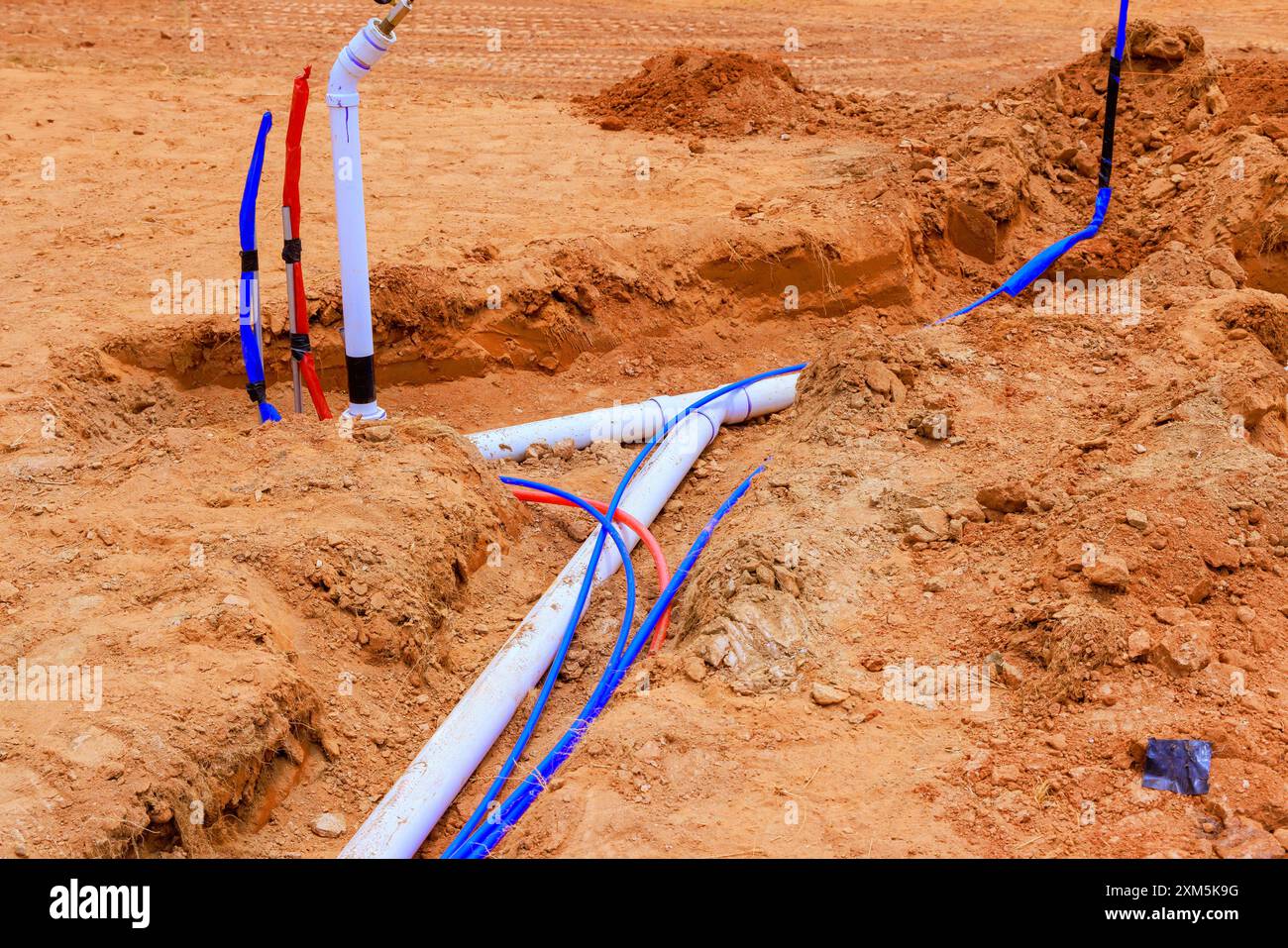It is necessary to lay underground water pipes sanitary pipes before ...