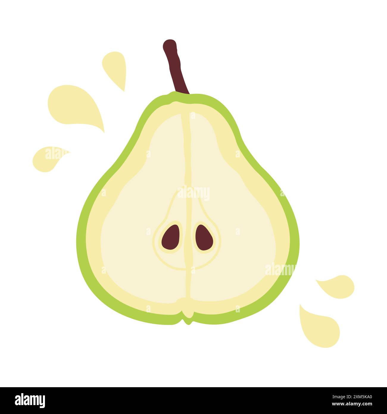Pear fruit clipart Stock Vector Images - Alamy