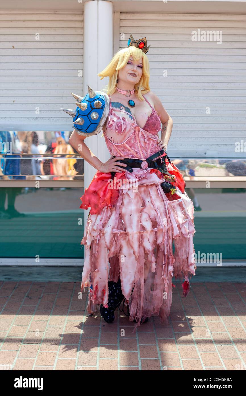 San Diego, Ca. 25th July, 2024. Atmosphere and cosplay around San Diego ...