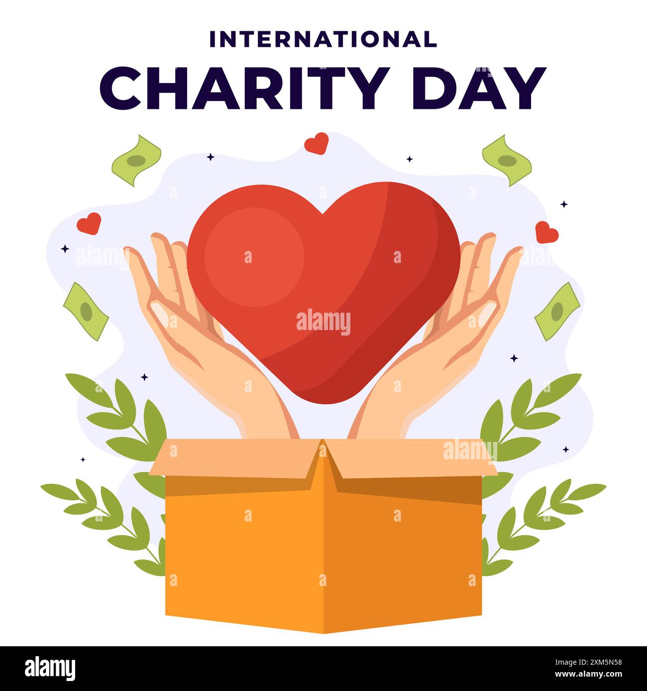 Heart from hands Stock Vector Images - Alamy