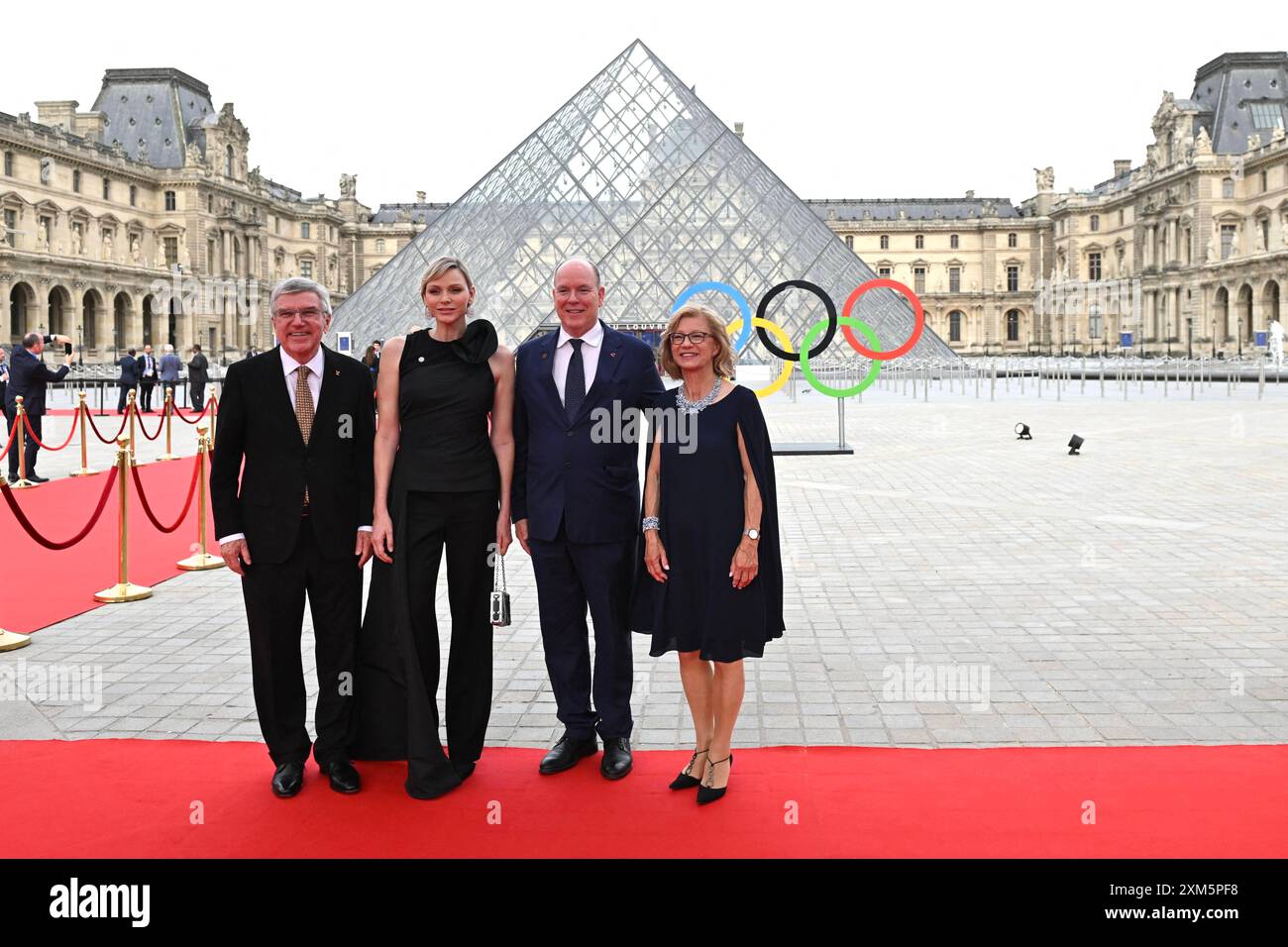 Paris, France. 25th July, 2024. President of the International Olympic ...