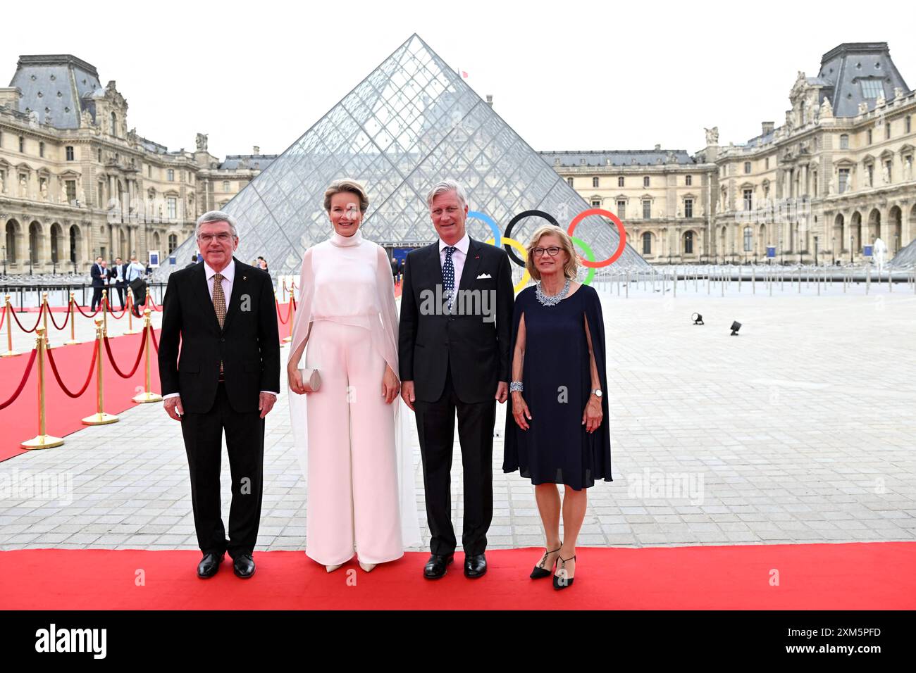 Paris, France. 25th July, 2024. President of the International Olympic ...
