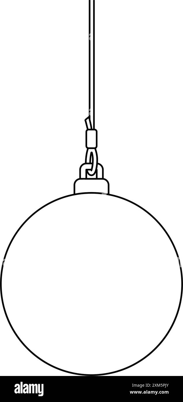 wrecking steel ball icon illustration design Stock Vector Image & Art ...