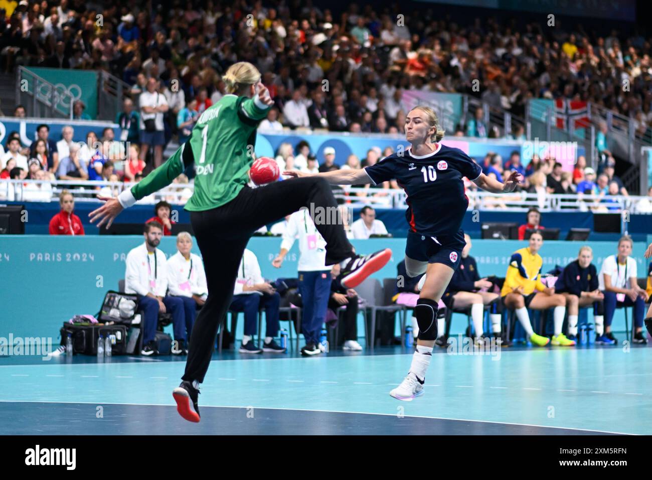 Stine Bredal Oftedal of Norway, Handball, Women's Preliminary Round ...