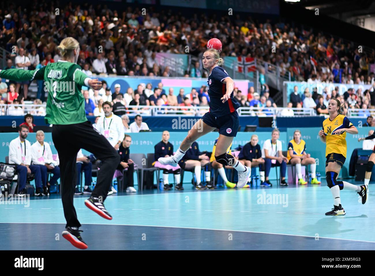 Stine Bredal Oftedal of Norway, Handball, Women's Preliminary Round ...