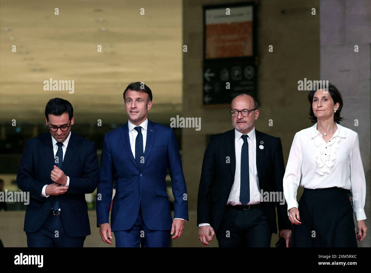 Paris, France. 25th July, 2024. French Foreign Minister Stephane ...