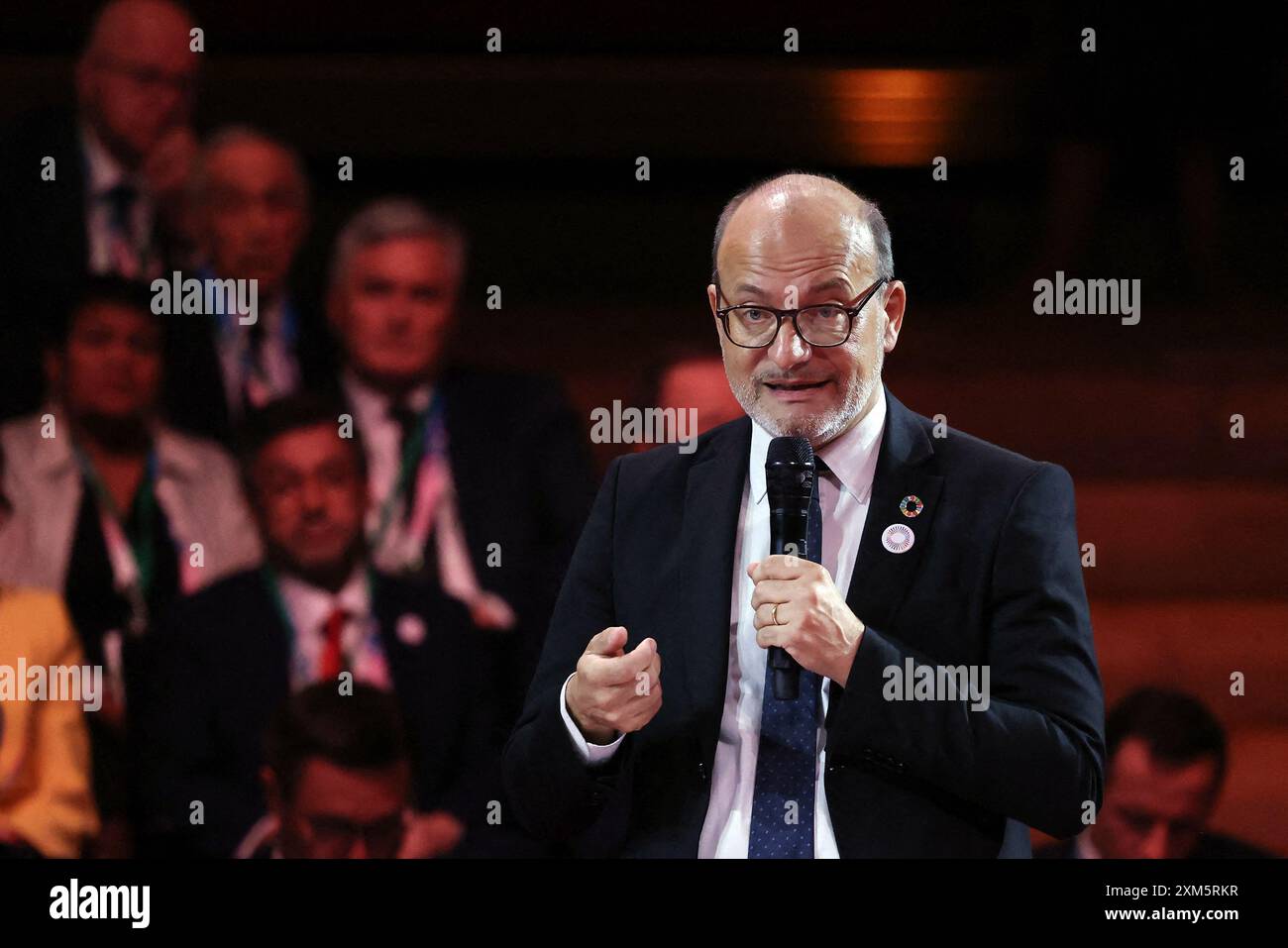 Paris, France. 25th July, 2024. Managing General Director of the French ...