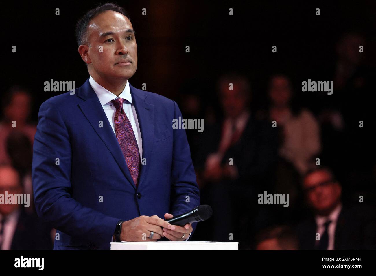 Paris, France. 25th July, 2024. NBA Deputy Commissioner and COO Mark ...