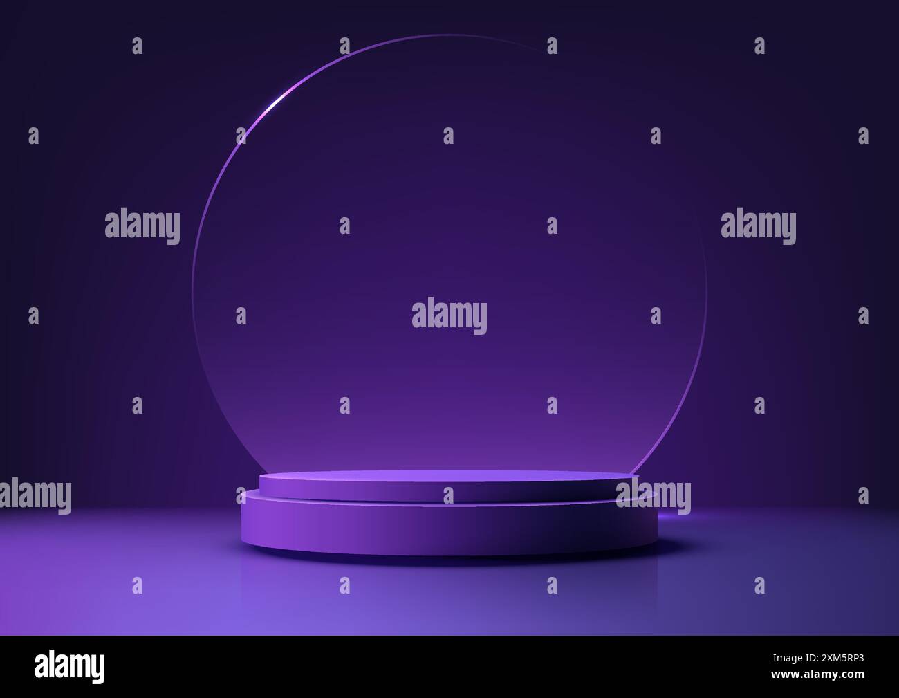 Glass showcase podium Stock Vector Images - Alamy