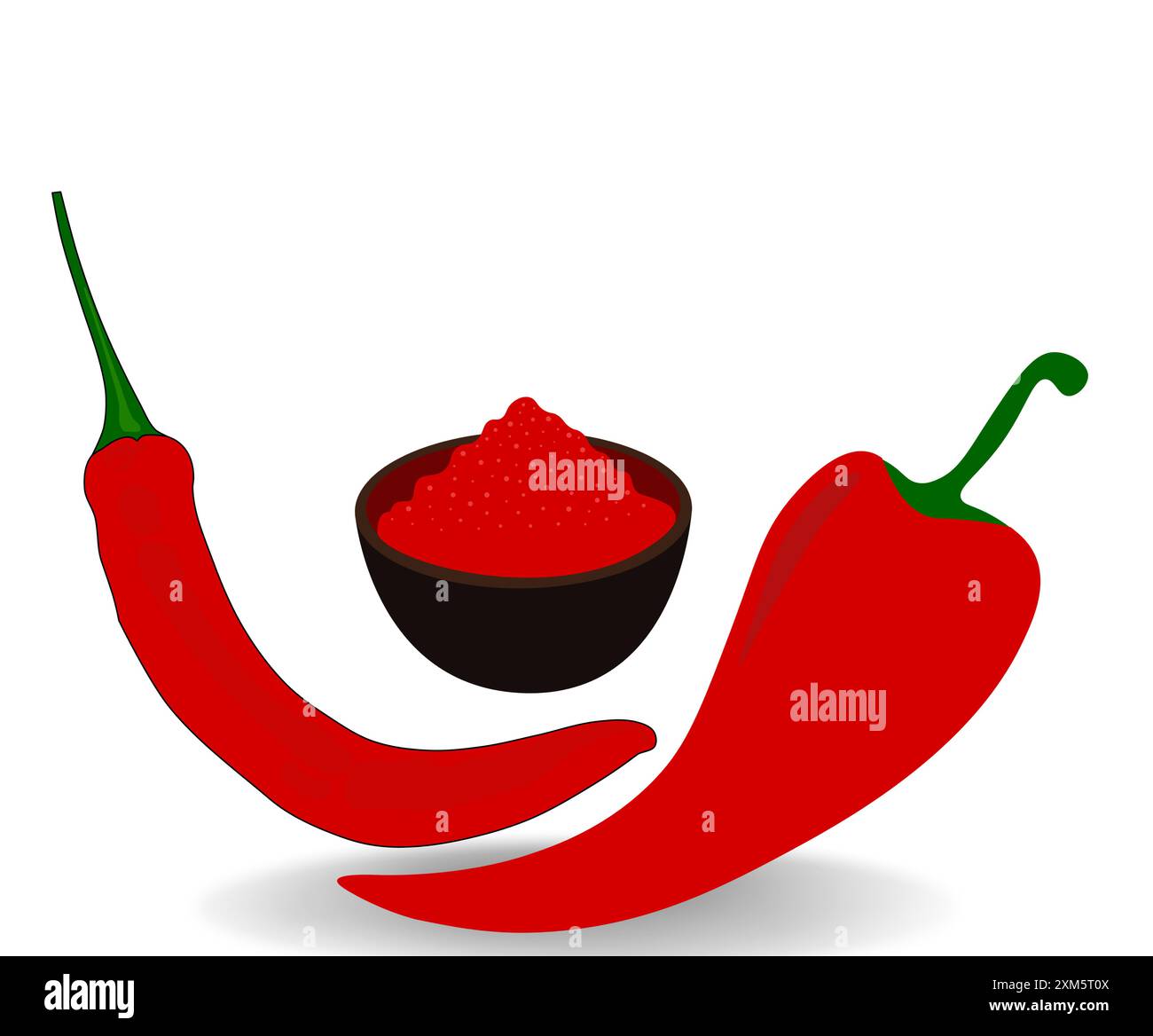 Plate thai curry isolated Stock Vector Images - Alamy