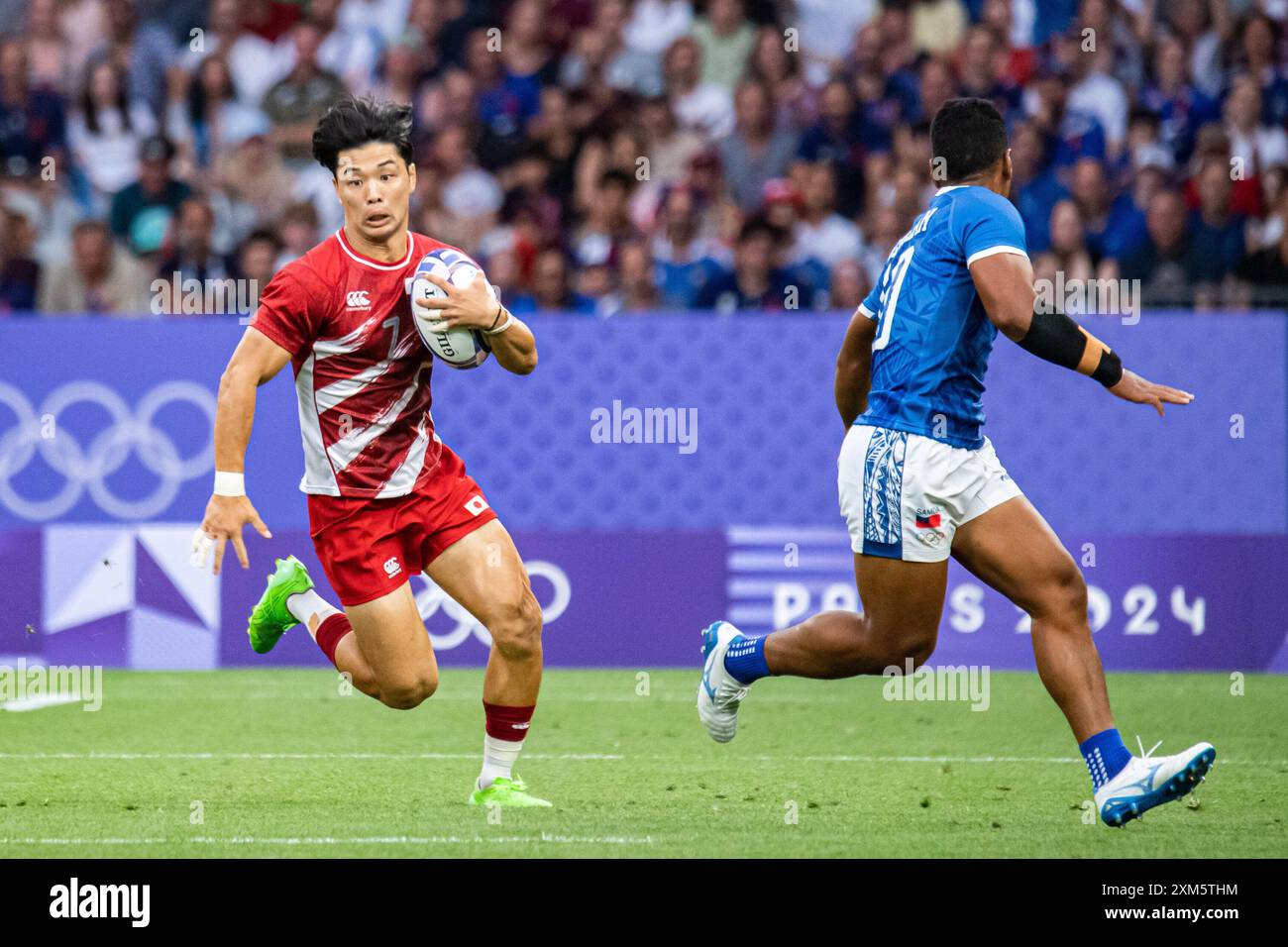 Kippei Taniaka (Japan), Rugby Sevens, Men's Placing 9-12 between Samoa ...
