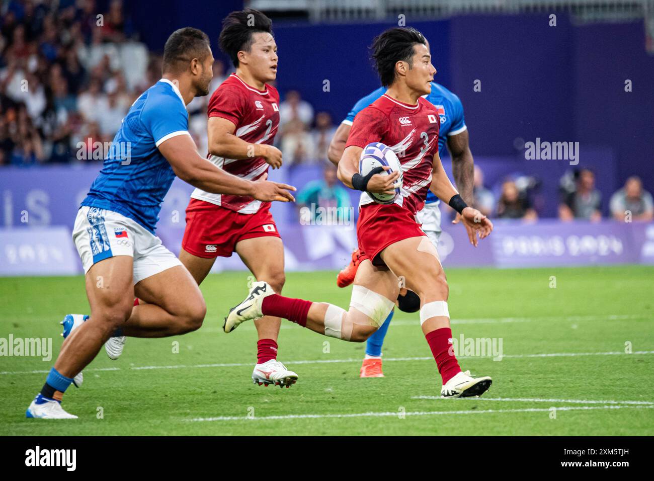 Shotaro Tsuoka (Japan), Rugby Sevens, Men's Placing 9-12 between Samoa ...