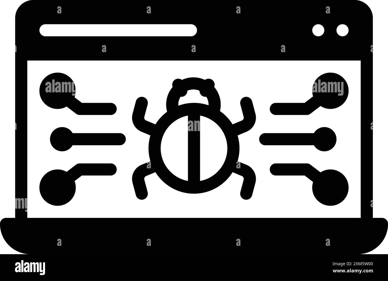 Malware logo Stock Vector Images - Alamy