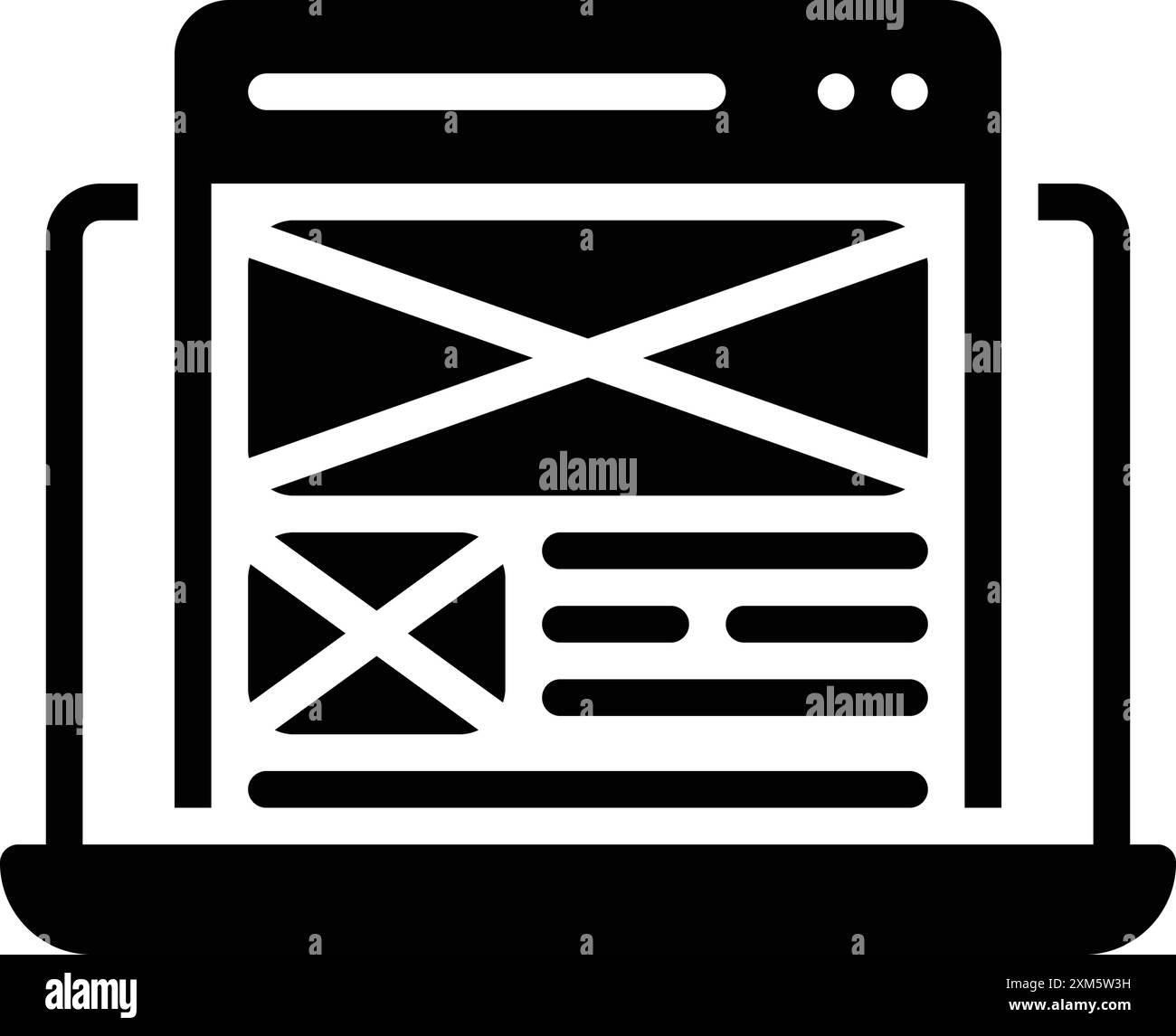 Programming layout Stock Vector Images - Alamy