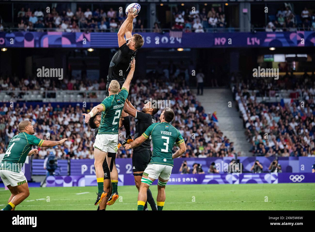 Scott Curry (New Zealand), Rugby Sevens, Men's Quarter-final between ...