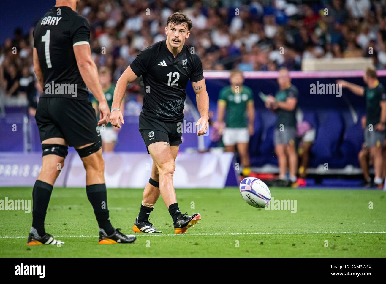 Leroy Carter (New Zealand), Rugby Sevens, Men's Quarter-final between ...