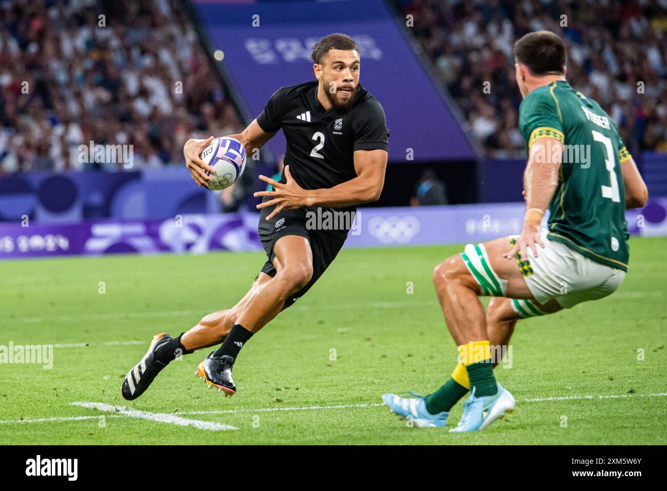 Brady Rush (New Zealand), Rugby Sevens, Men's Quarter-final between New ...