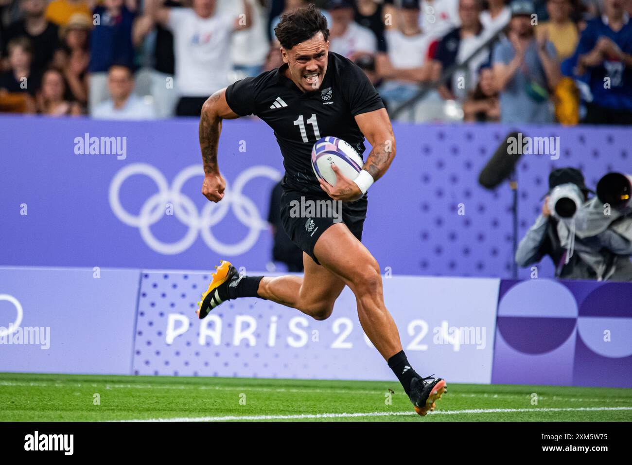 Moses Leo (New Zealand), Rugby Sevens, Men's Quarter-final between New ...