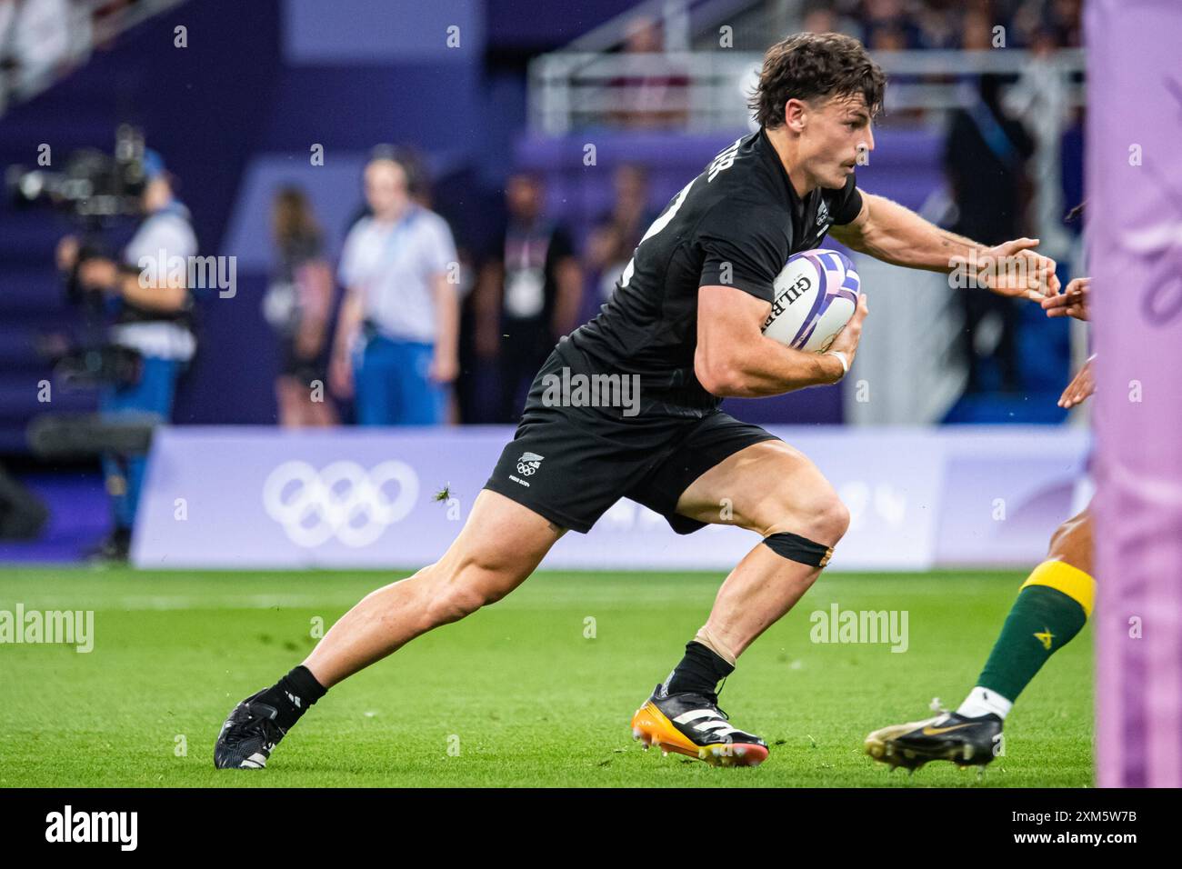 Leroy Carter (New Zealand), Rugby Sevens, Men's Quarter-final between ...