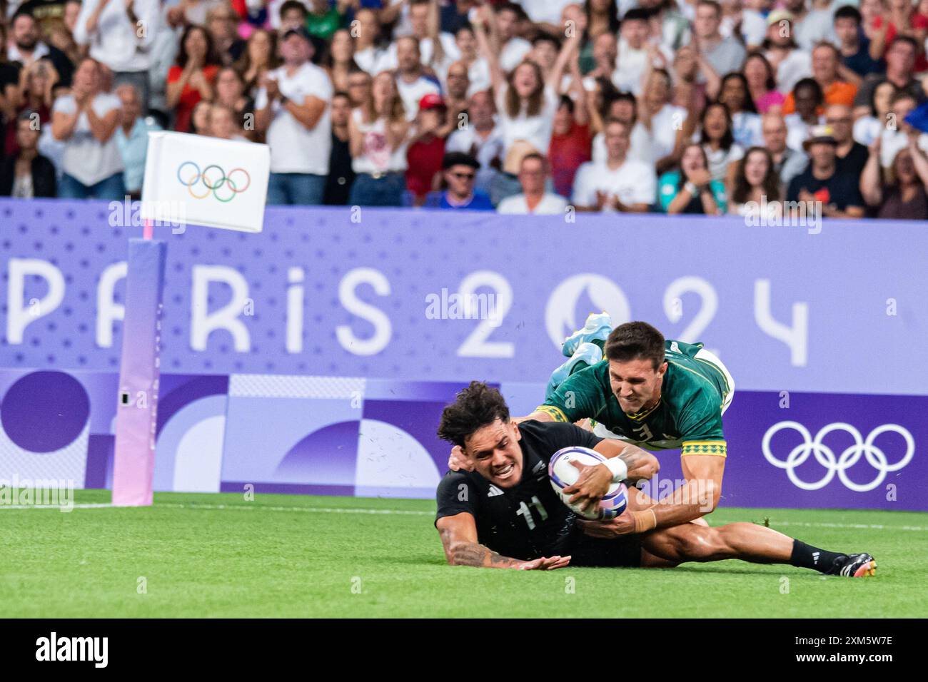 Moses Leo (New Zealand), Rugby Sevens, Men's Quarter-final between New ...
