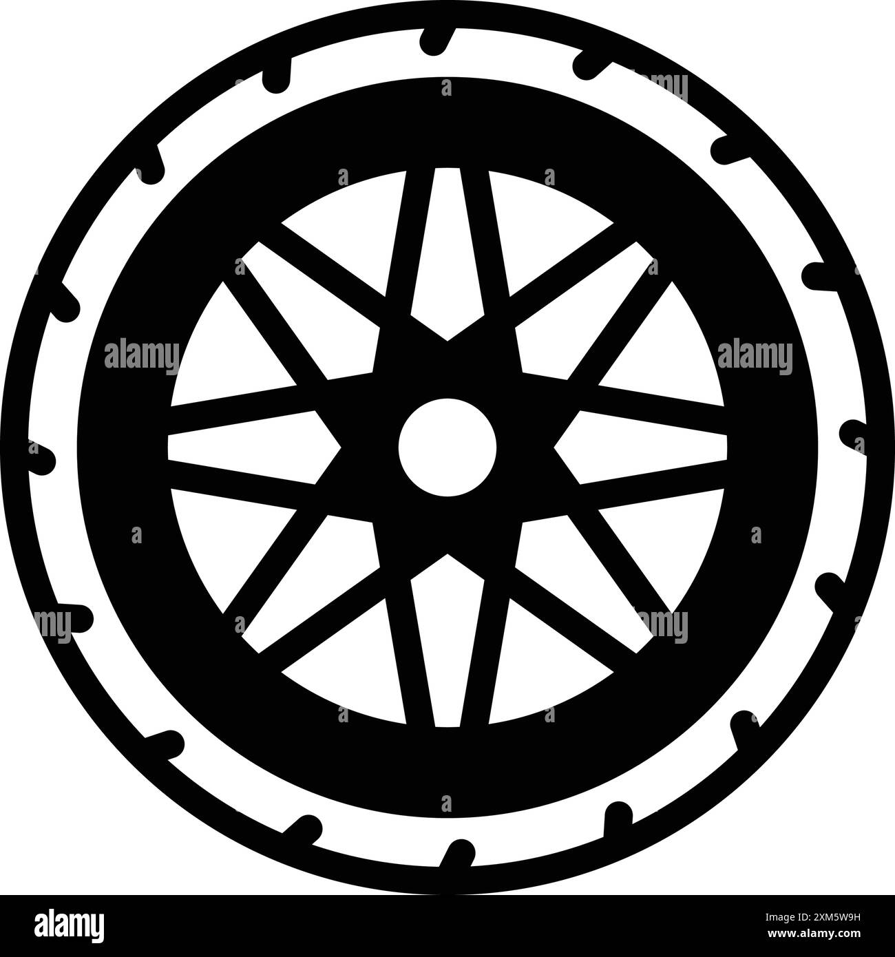 Icon for wheel, tyer Stock Vector Image & Art - Alamy